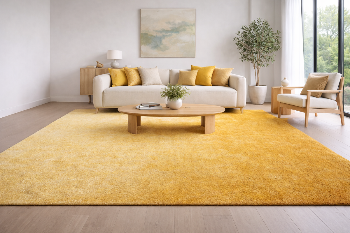 Buy Modern Yellow Rugs Online in India – Decordec